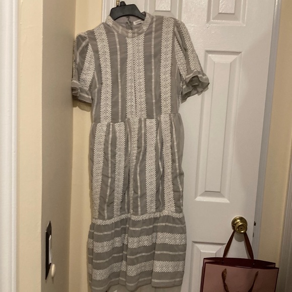 Endless Rose | Dresses | Gianni Bini Eryn Crochet Stripe Midi Dress ...